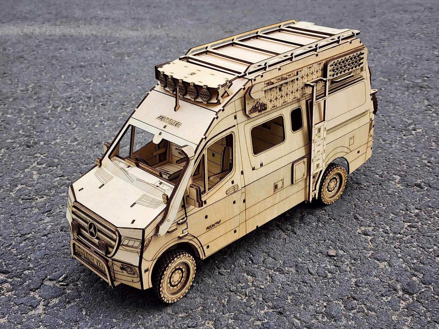 Mercedes Sprinter 4x4 Custom - 3D Lasercut Model Cars - That Model Car