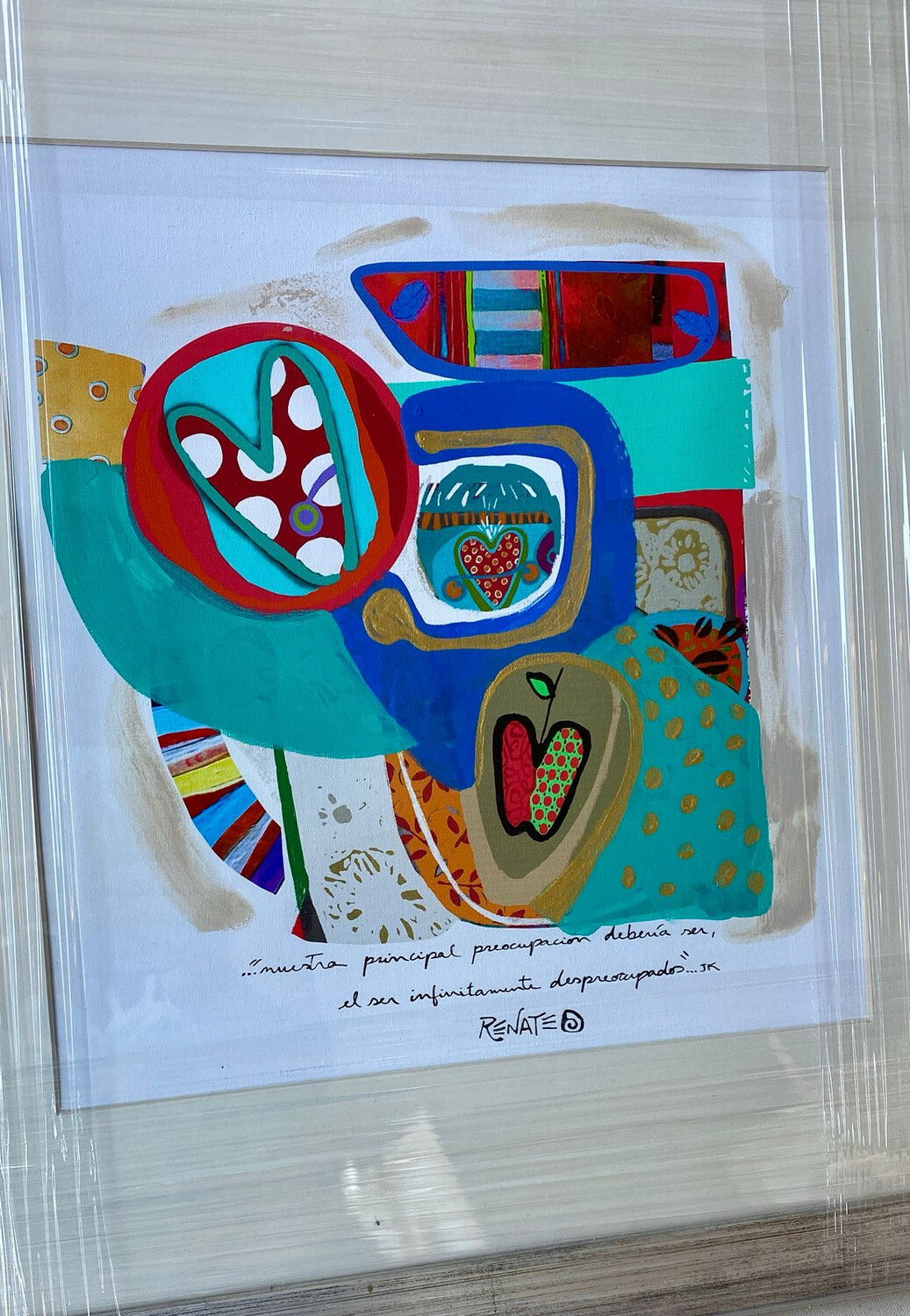 Cuadro enmarcado 50x50