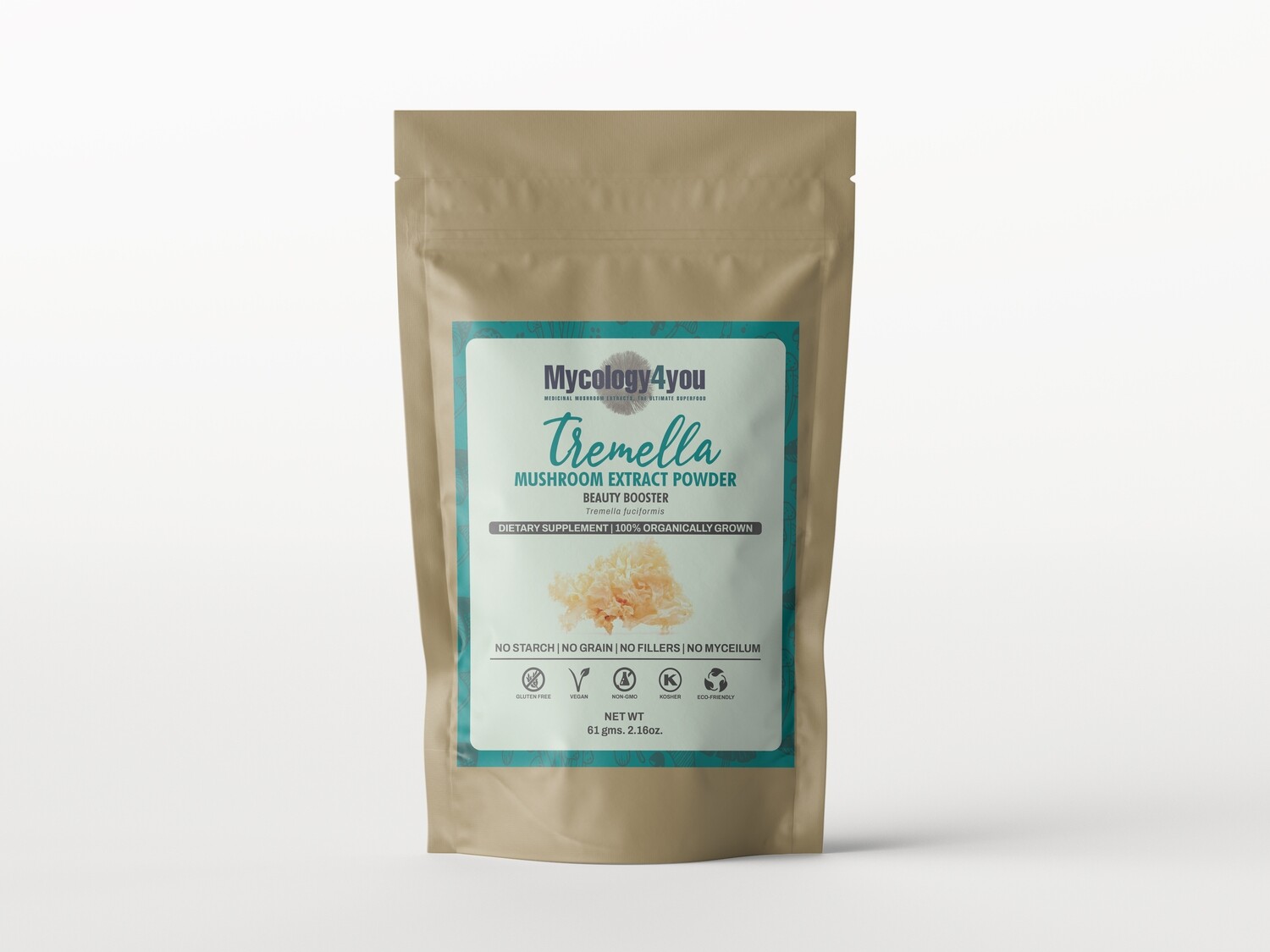 Organic Tremella mushroom extract powder, the ultimate superfood