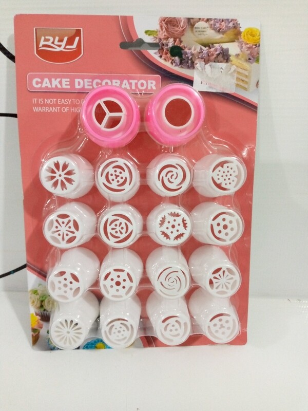 cake decorator plastic nozzles
