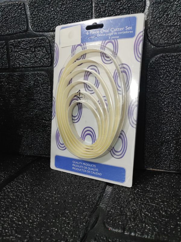 Oval cutter set 6 piece