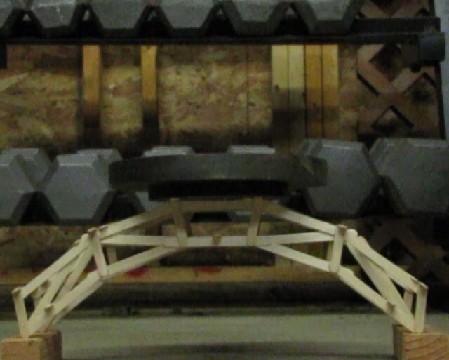 Popsicle Stick Bridge Beam