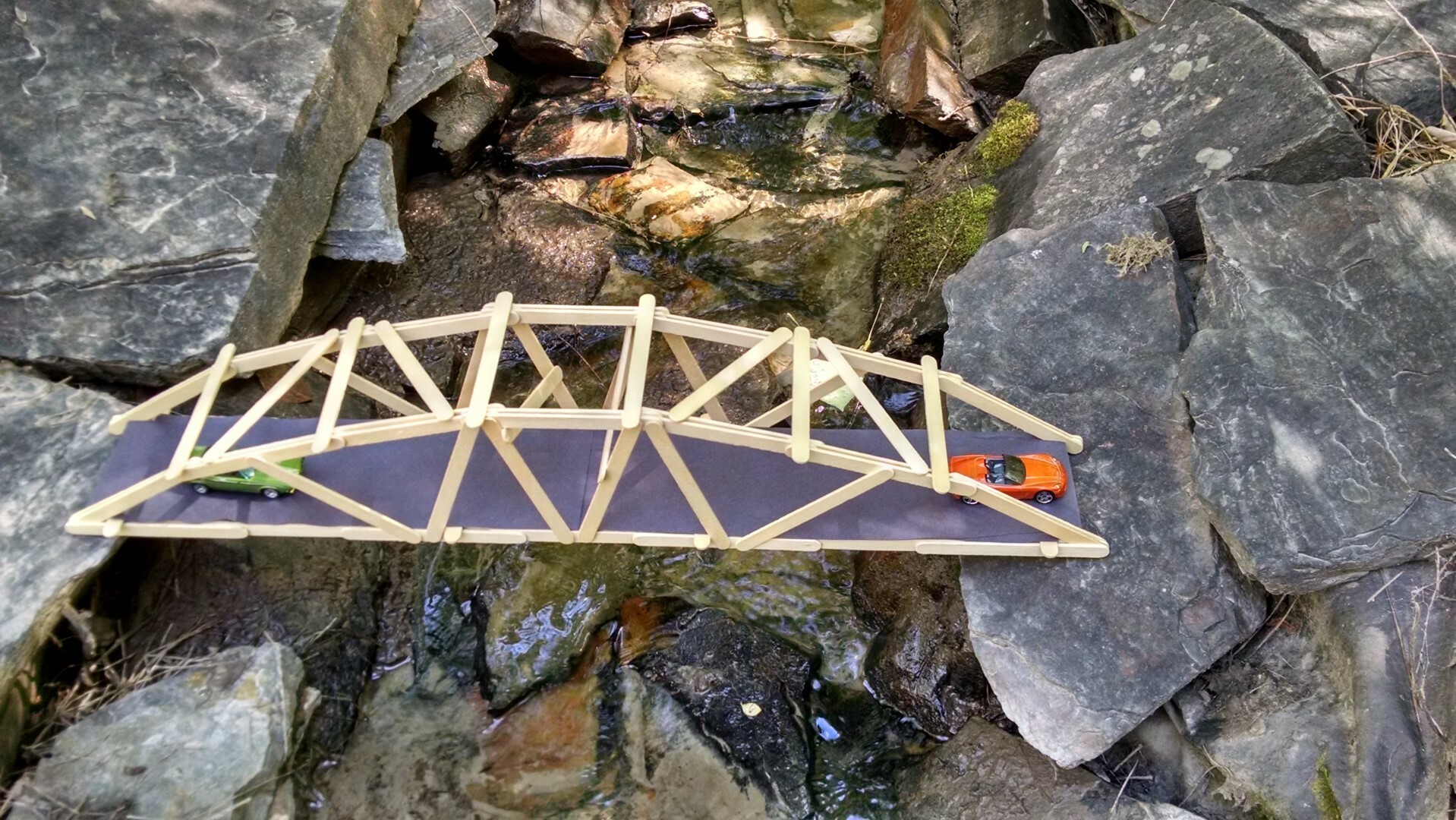 Warren Truss Bridge Popsicle Stick
