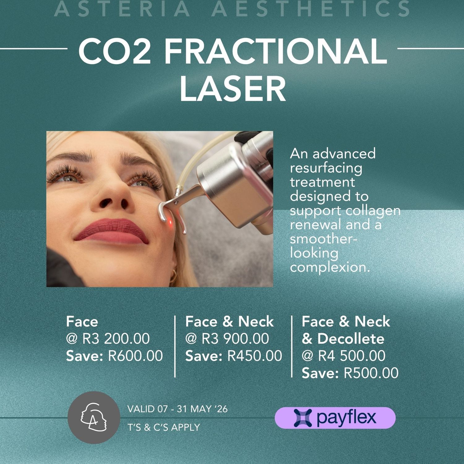 Co2 Fractional Laser - Face & Neck