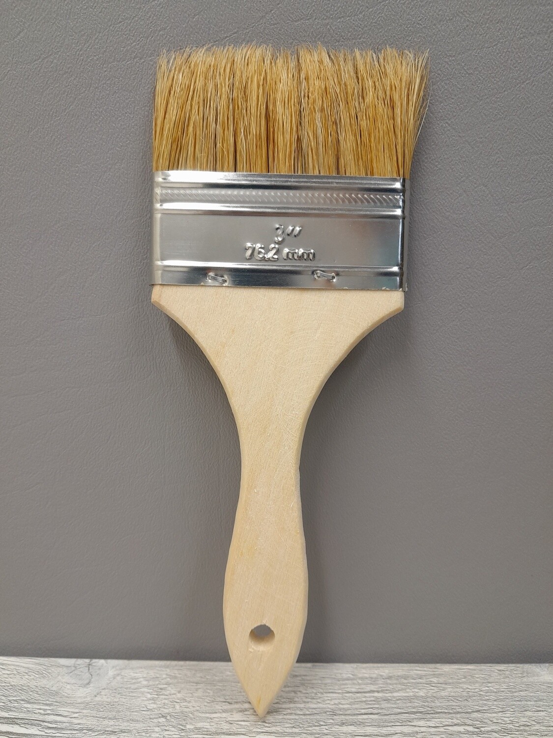3" White Bristle "Chip" Brush