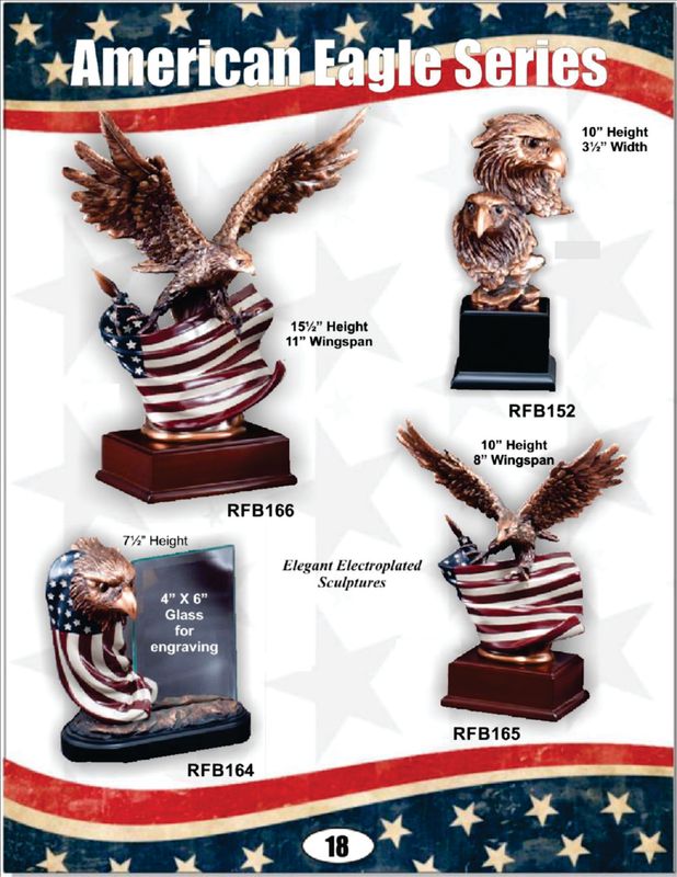 American Eagle Sculptures