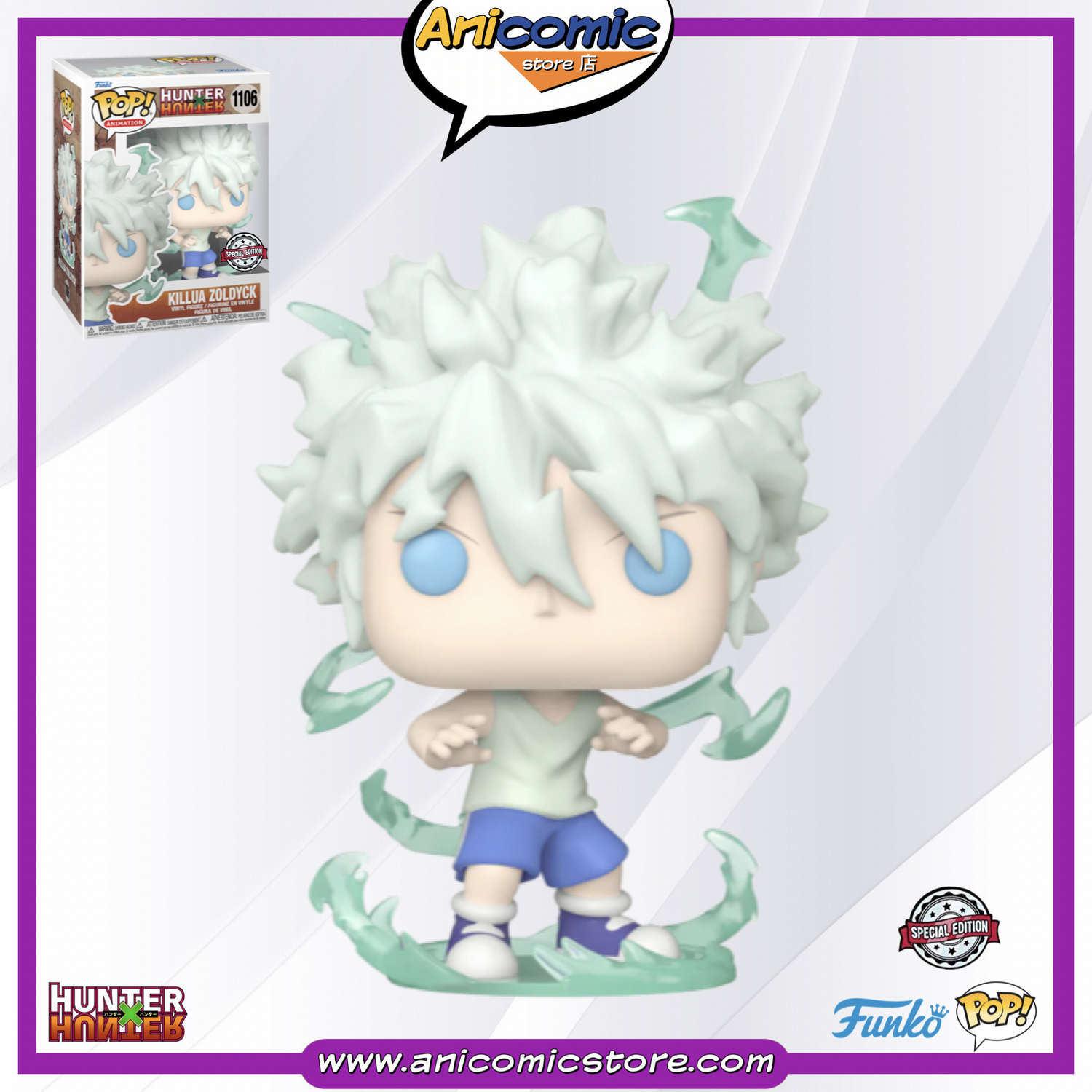 Funko Pop Killua Zoldyck - Special Edition - Hunter X Hunter