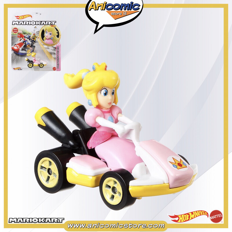 Hot Wheels Peach Standard Cart - Mario Kart