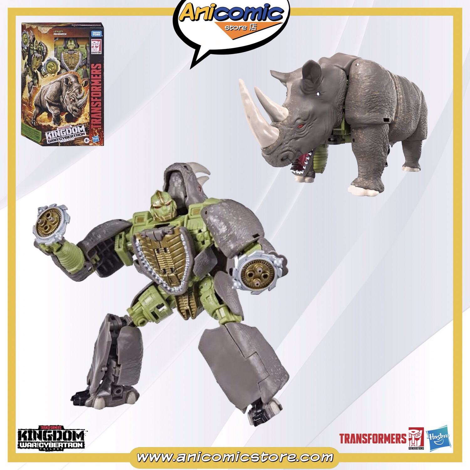 Transformers Generations Voyager Rhinox - War for Cybertron: Kingdom