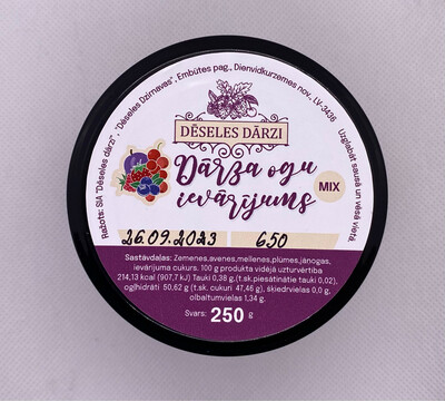 E-veikals | Dažādi pārstrādes produkti no ogām | Dēseles dārzi