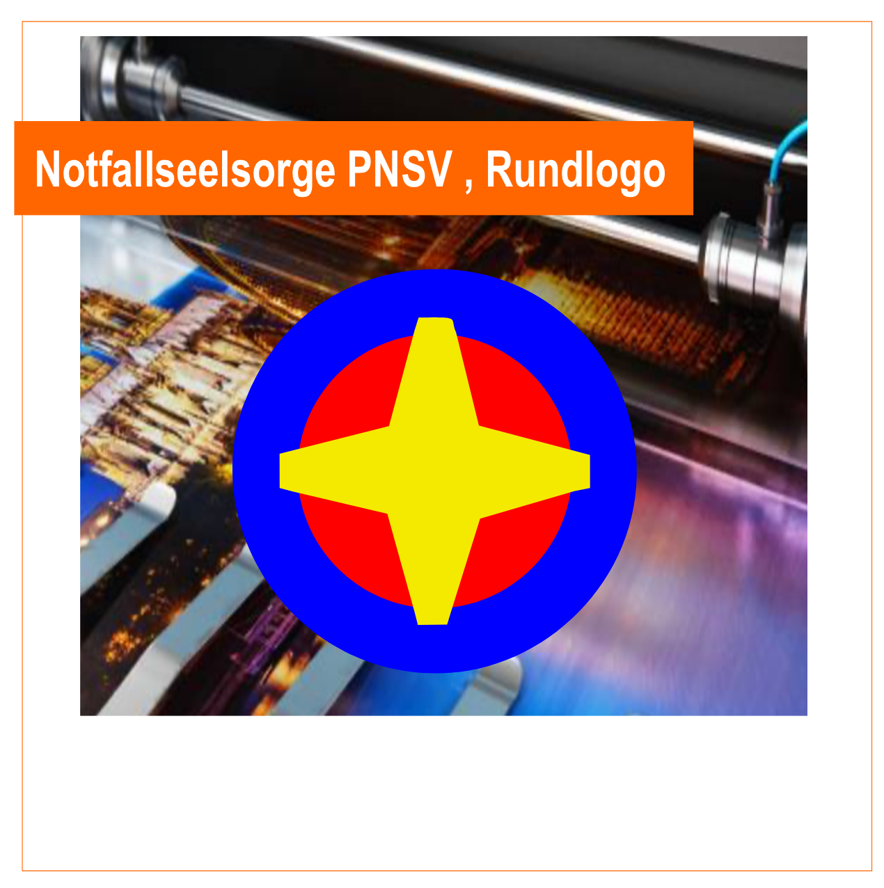 Notfallseelsorge PNSV , Rundlogo Aufkleber