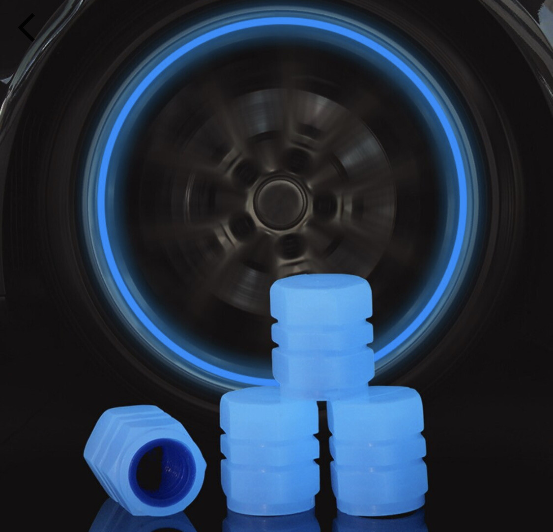 Fluorescent Tire Valve CarLight