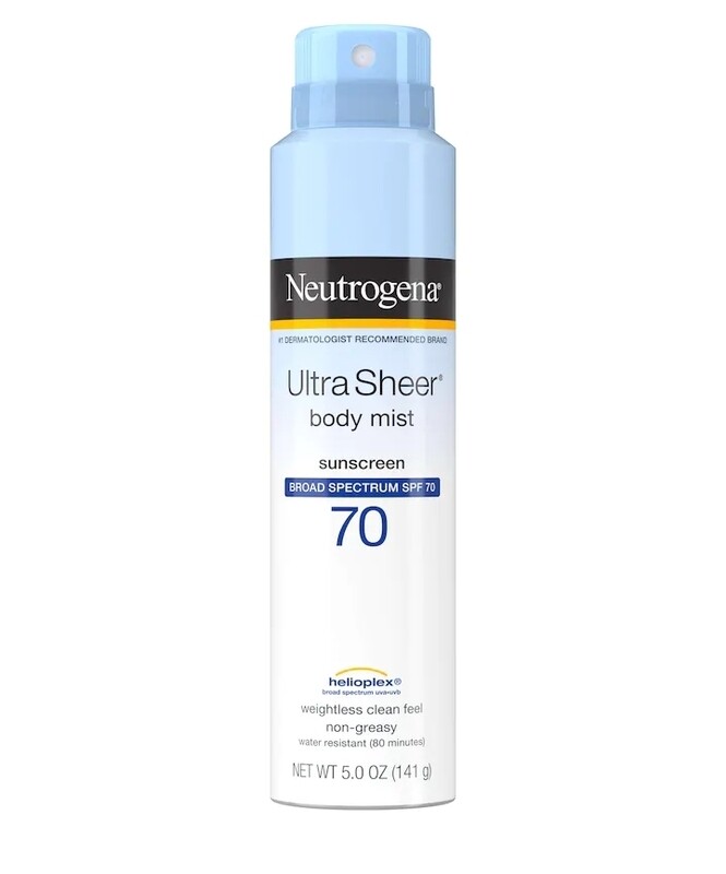 ULTRA SHEER BODY MIST BROAD SPECTRUM SPF 70