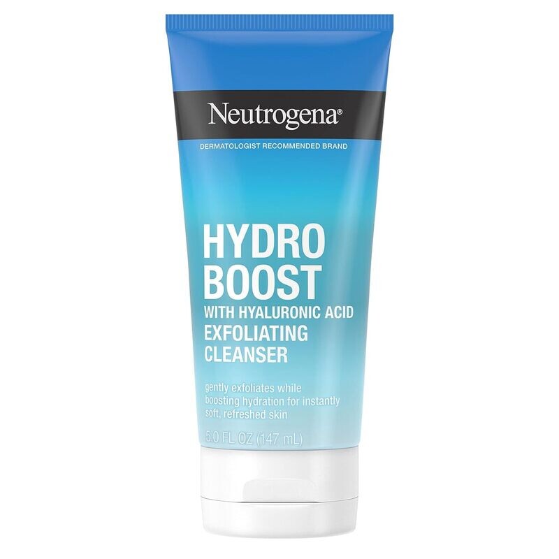 Hydro Boost Gentle Exfoliating Daily Facial Cleanser With Hyaluronic Acid