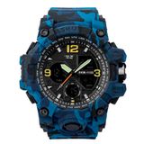Casa Americana - RELOJ MASCULINO 1155B CMBU CAMOUFLAGE BLUE
