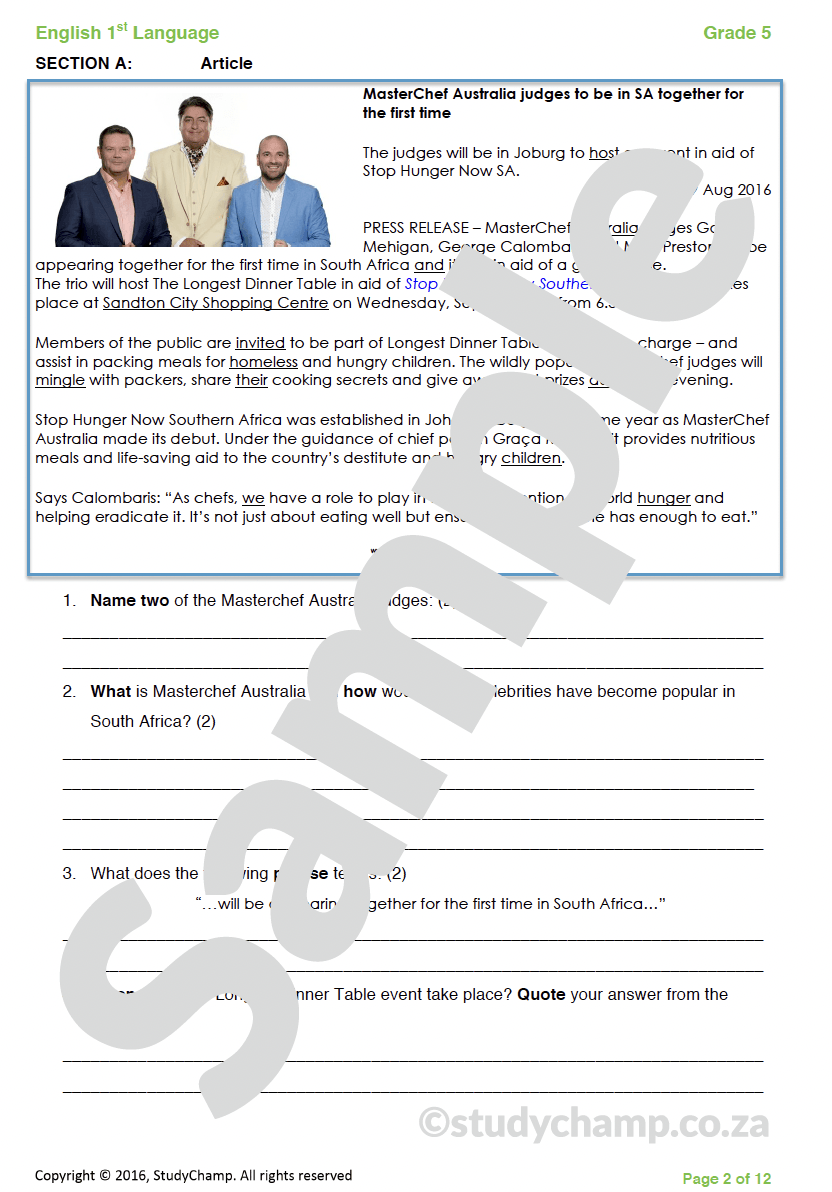 Study Materials for Grades 1-12 | StudyChamp