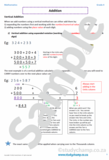 Grade 4 Mathematics worksheet: Addition, Number lines and Problem solving