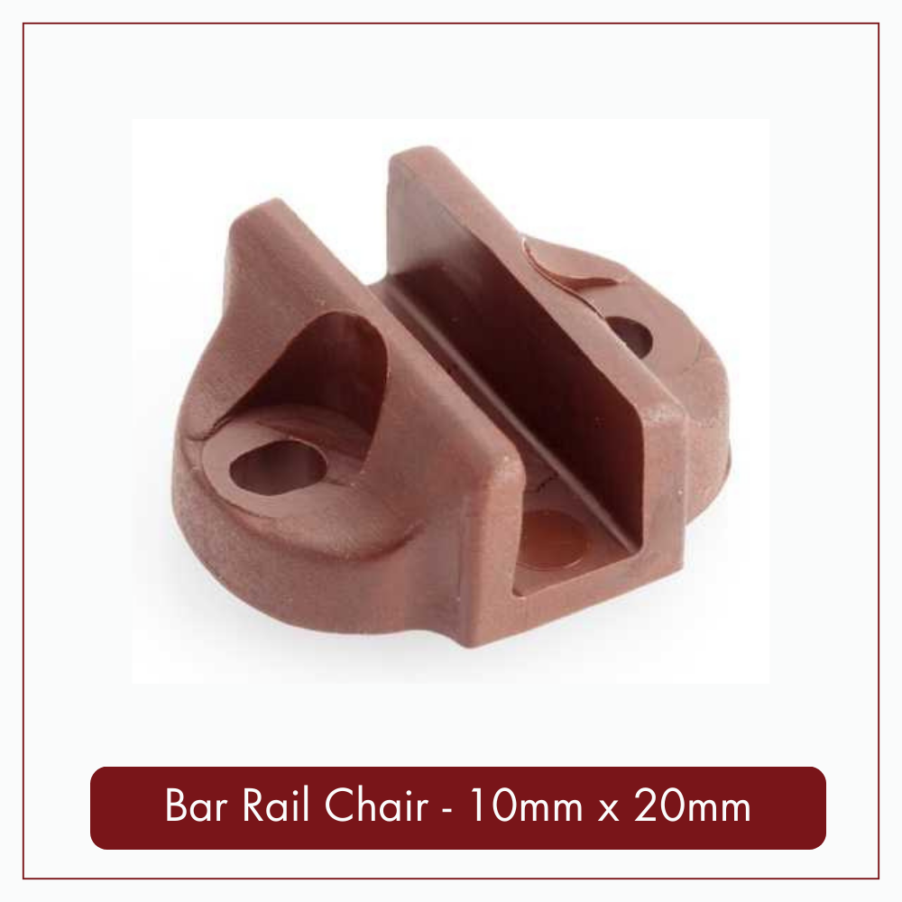 Bar Rail Chair - for 10mm x 20mm Bar Rail
