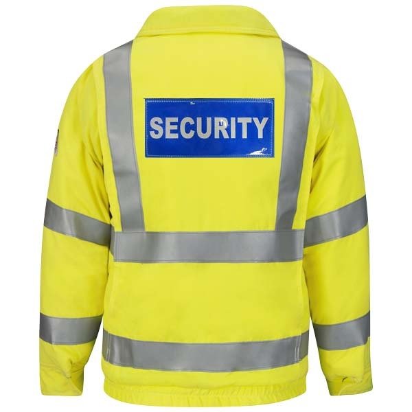 Security | Encapsulated Reflective Sew On Back Badges