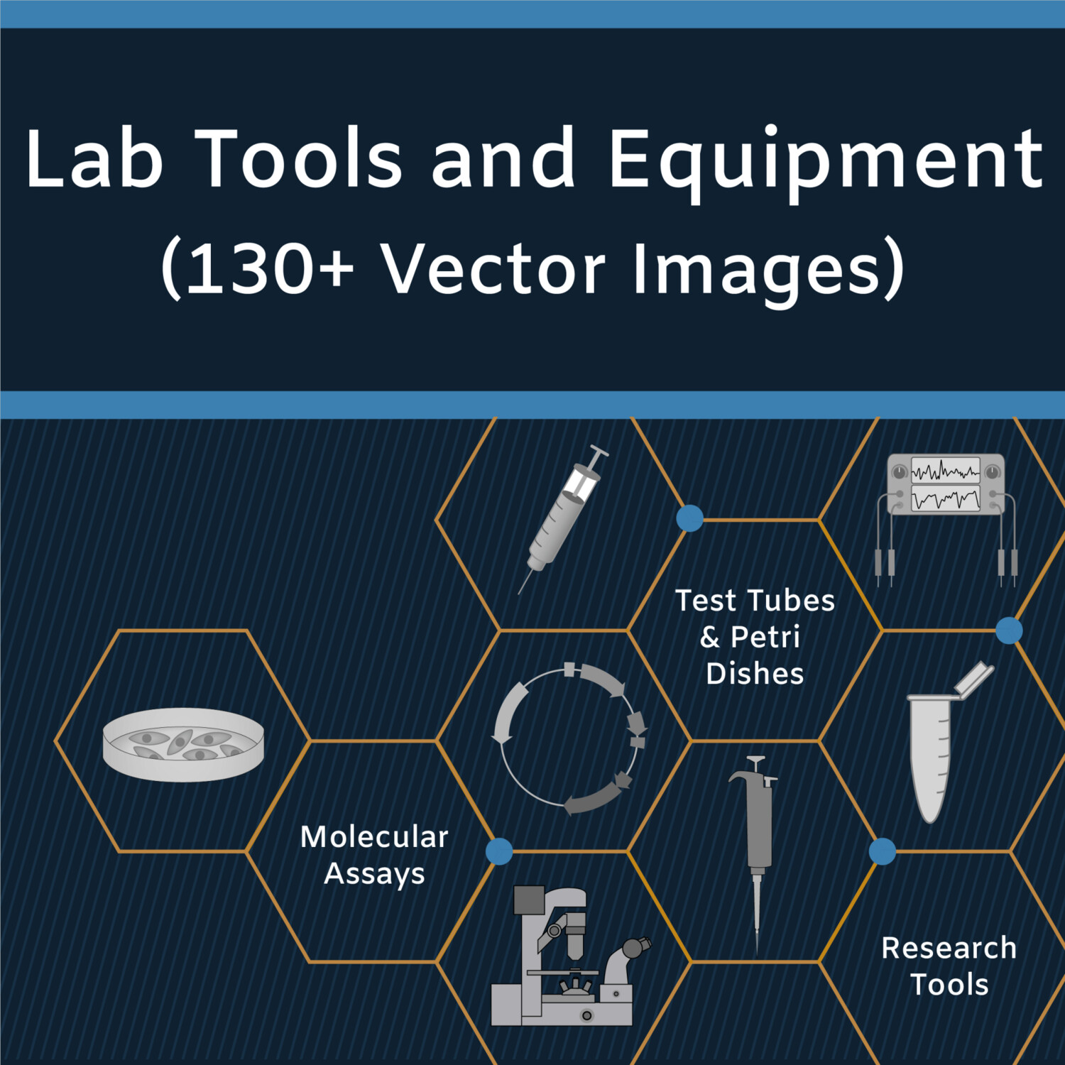 Laboratory Tools and Equipment Drawings - Vector Images for Download