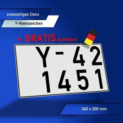 DIN-Kennzeichen I HISTORISCHE NUMMERNSCHILDER