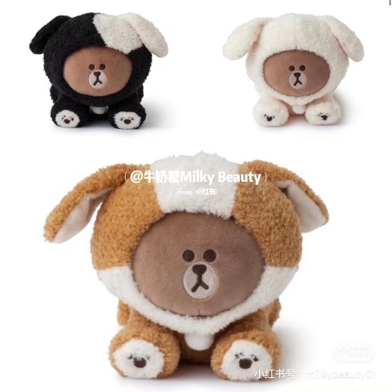LINE FRIENDS玩偶熊