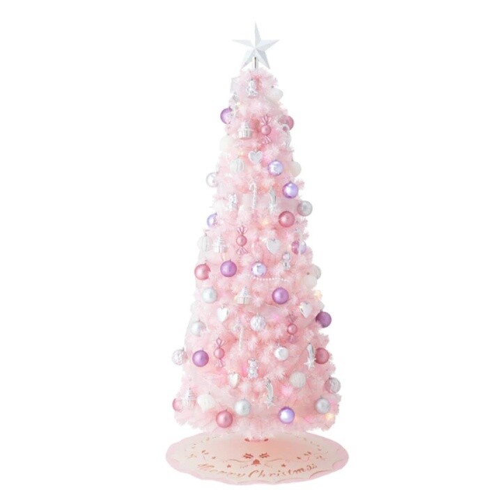 FrancFranc圣诞树套装 粉色180cm