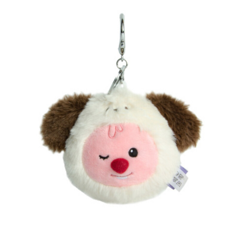 LOOPY韩国正版大头挂件 棕耳白熊款 / Loopy Big Head Series Brown Ears White Bear ...