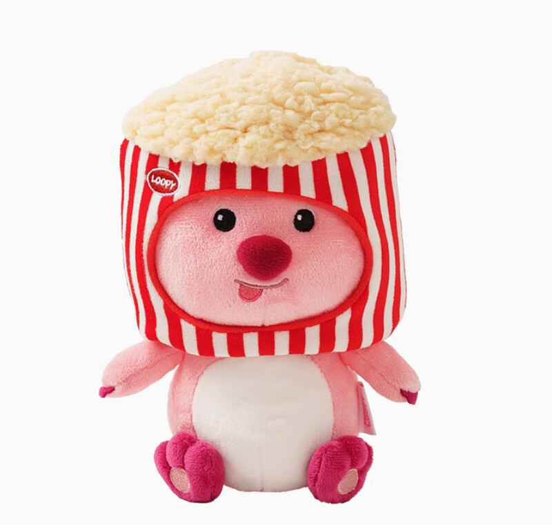 LOOPY中国正版九木杂志社联名热量爆炸系列公仔 8寸 / Loopy Calories Series Popcorn Plush From ...