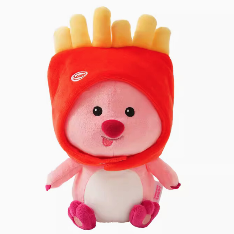 LOOPY中国正版九木杂志社联名热量爆炸系列公仔 8寸薯条 / Loopy Calories Series Fries Plush From ...