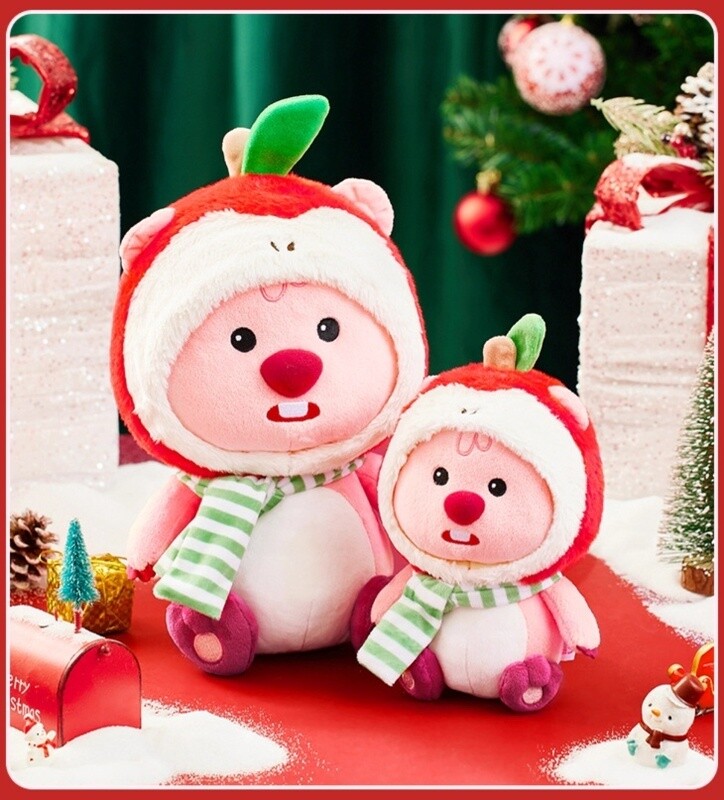 LOOPY中国正版圣诞系列公仔 大号圣诞苹果 / Loopy Christmas Series Large Apple Plush By ...