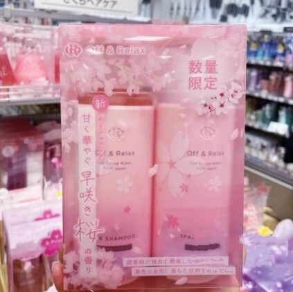 Off&Relax 2024樱花限定OR洗护限定 260ml+260ml / Off&Relax 2024 Sakura Shampoo ...