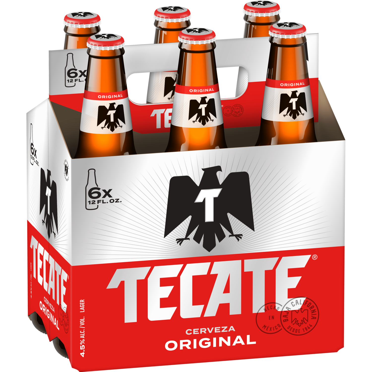 CERVEZA TECATE ORIGINAL 1/4 PZ....