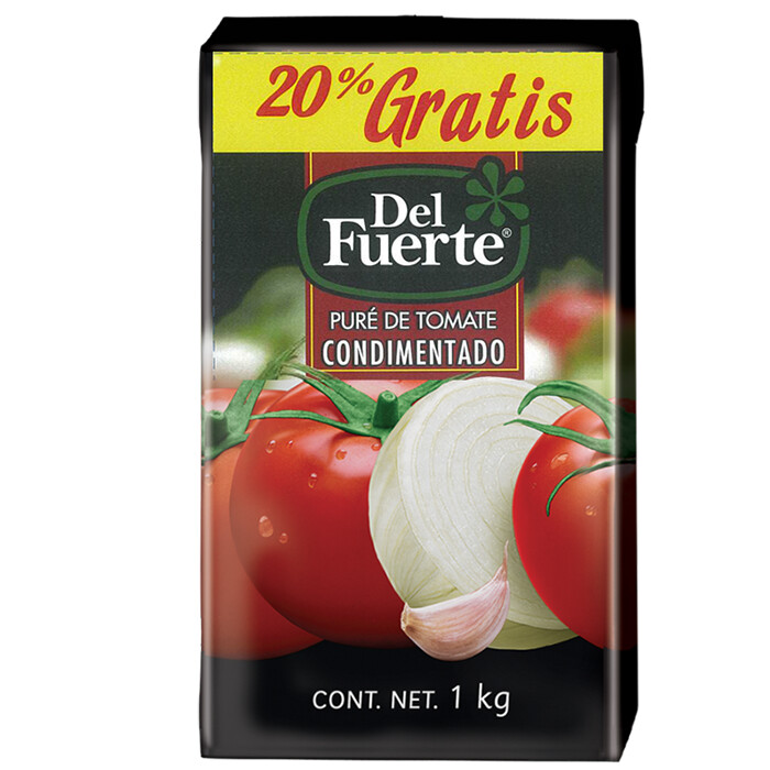 PURE DE TOMATE DEL FUERTE 1KG 20%