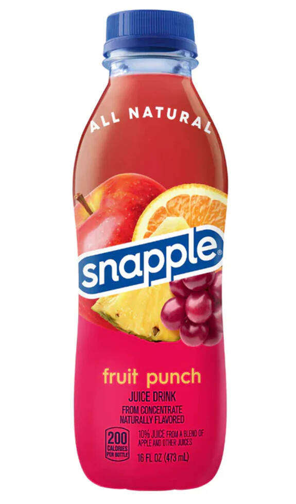 Snapple Fruit Punch Juice Soft Drink