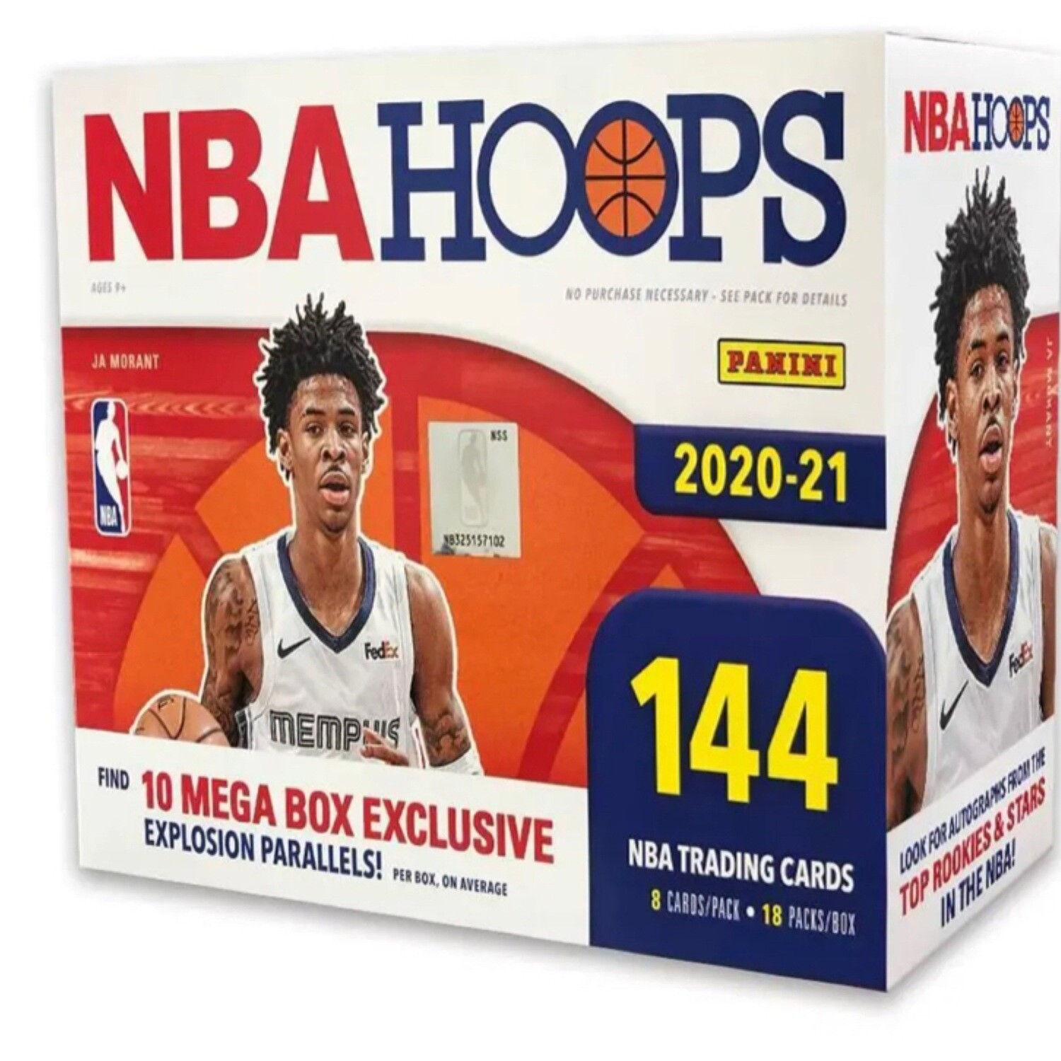 2020/21 Panini NBA Hoops Basketball Mega Box