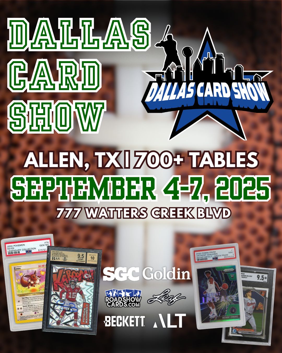 September 4-7, 2025 Dallas Card Show
