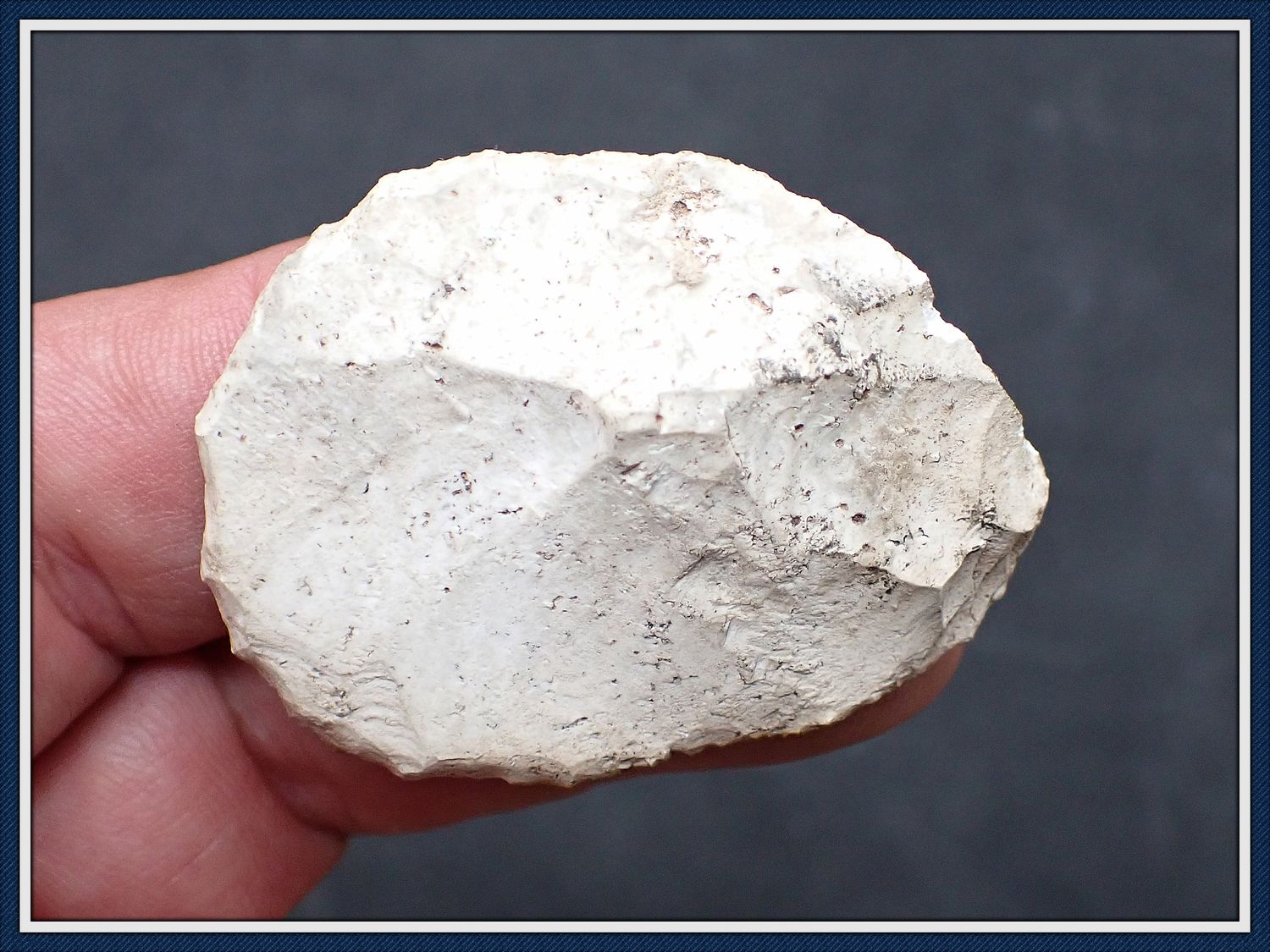 ~ From the Big Ravine ~ Paleo Uniface ~ Thumbnail Scraper with Graver 3 ...