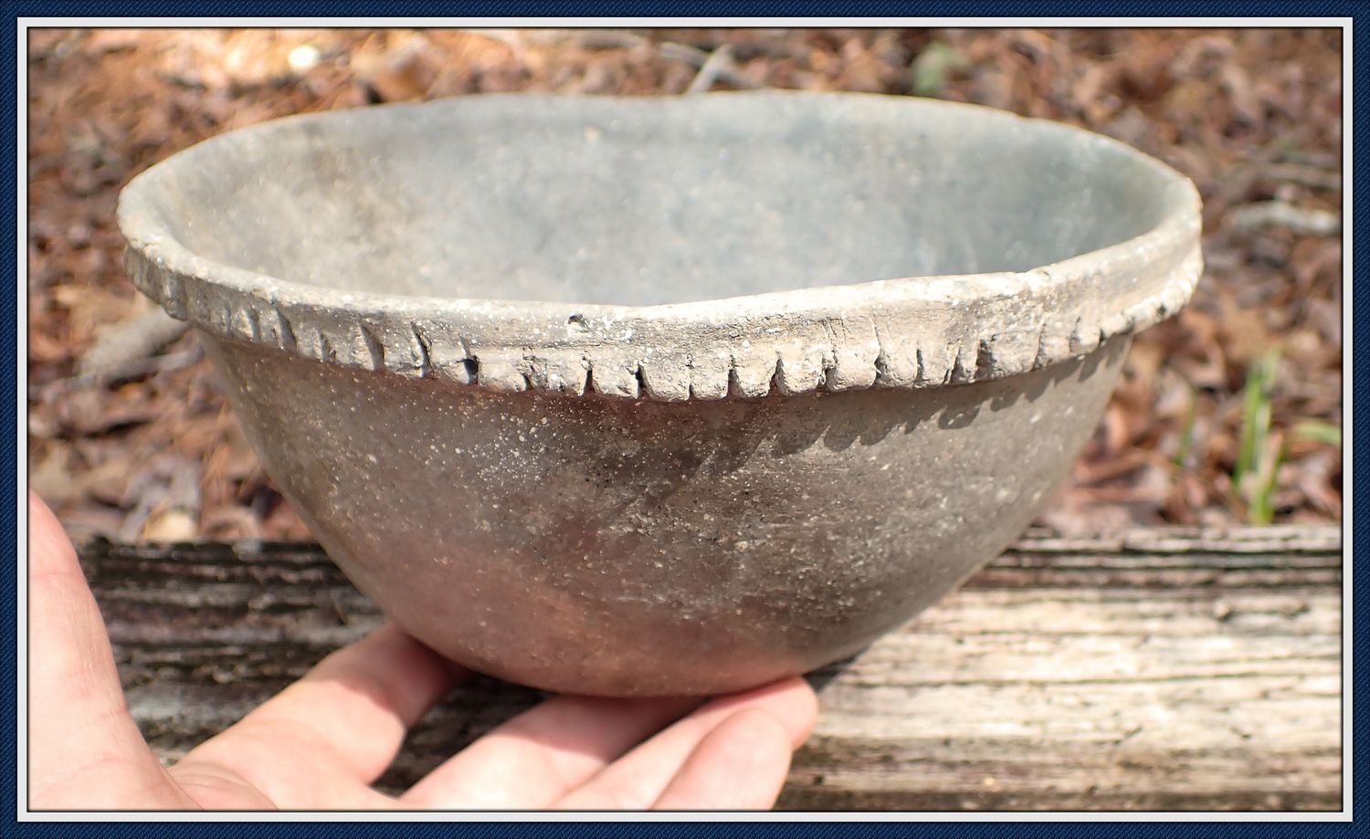 ~ Mississippian ~ Pottery Bowl ~ With 'Rim Ticking' ~ - Homepage ...