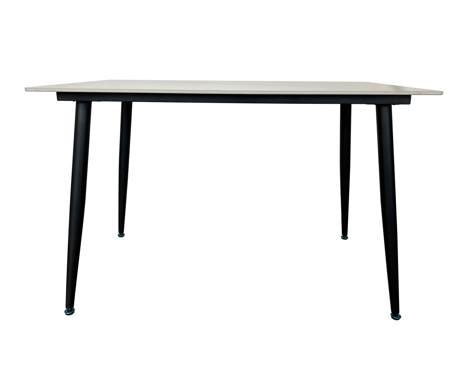 Ofix Erille Dining Table (4 Seater) (120x70) (White+Black)