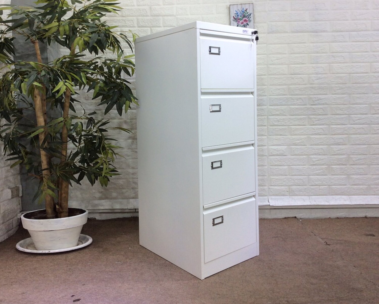Ofix Steel Vertical Filing 4 Drawer Cabinet