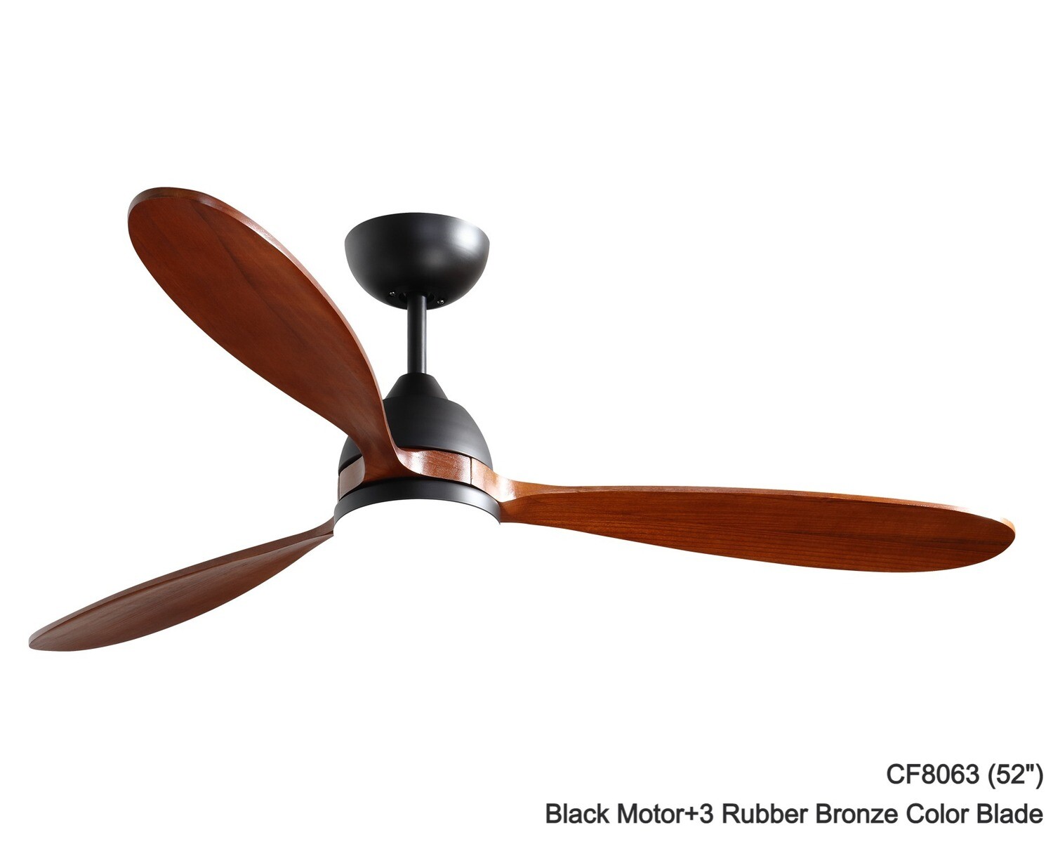 MYKE Ceiling Fan (52") (White, Rubber Bronze) (2 yrs Warranty)