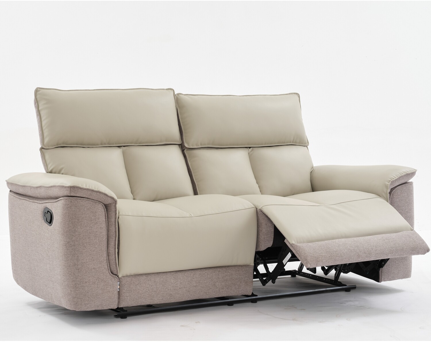 Flotti Freya Air Leather Love Seat (Manual, Power) Reclining Chair ...
