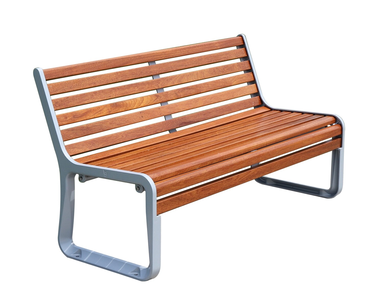 Ofix Park Bench Cast Aluminium Structure with Jatoba Hardwood Board ...