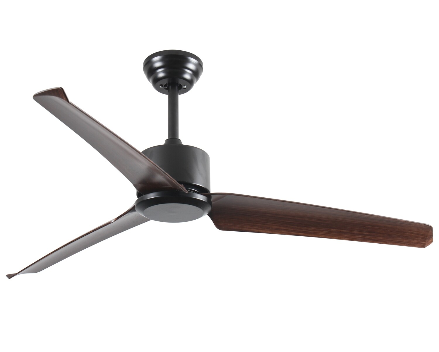MYKE Ceiling Fan Indoor/ Outdoor (52") (Black) (No Lamp) (2 yrs Warranty)