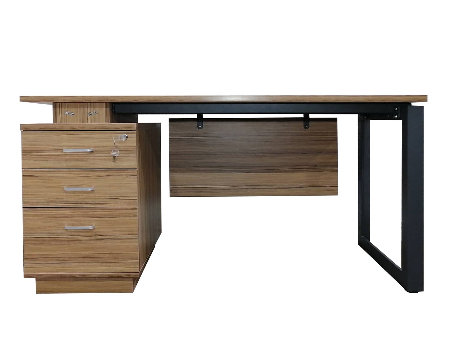 Ofix 211-OF / 211-OF V2 Executive Table with Drawer (Natural Wooden ...