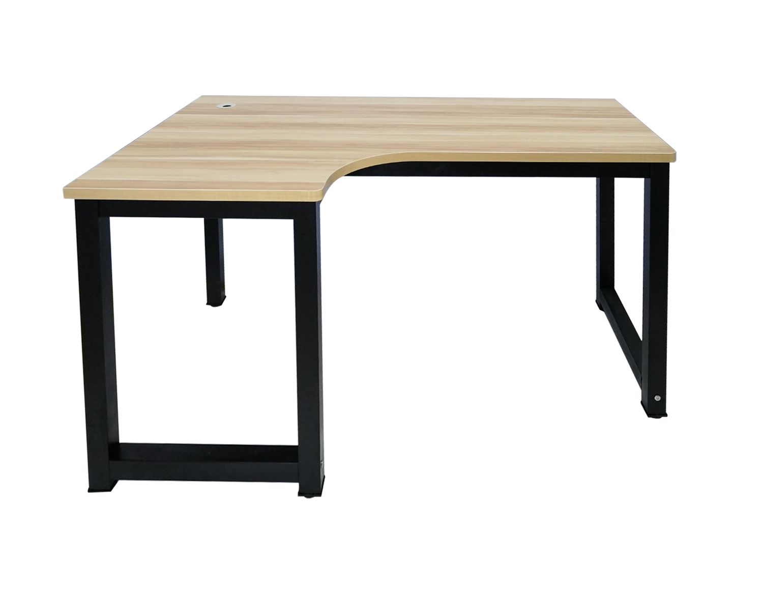 Ofix 701 Desk L-Shape Office Table (140*80) (White, Maple)