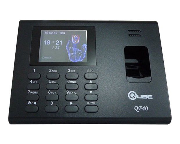 QUBE BIOMETRIC FINGERPRINT V.2 (BACK-UP BATTERY) FREE QUBE PAYROLL SYSTEM