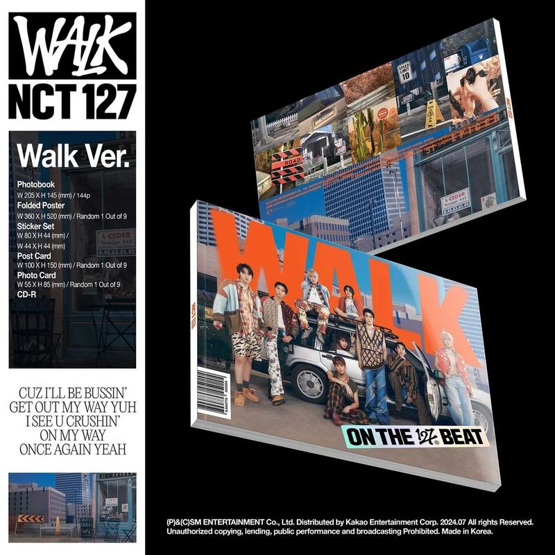NCT 127 | WALK | Photobook A Version | CD
