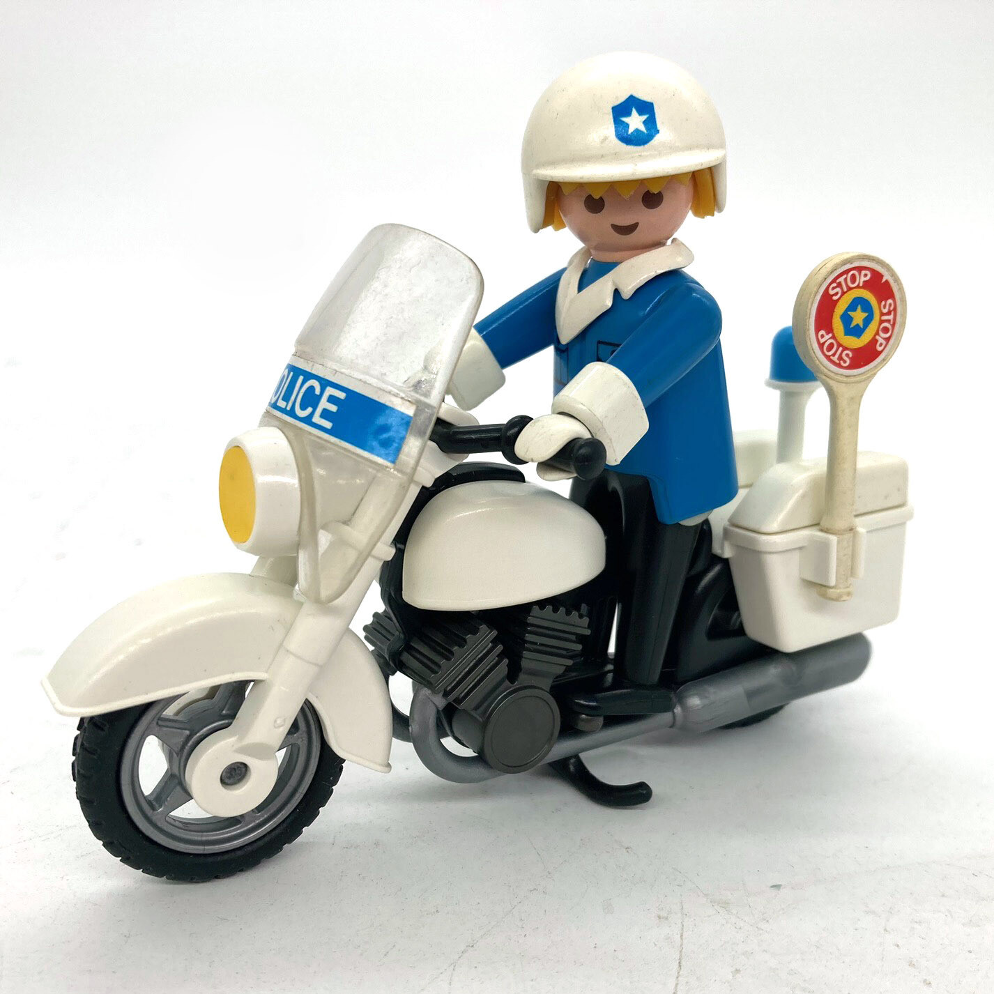 Playmobil Motard De Police Vintage